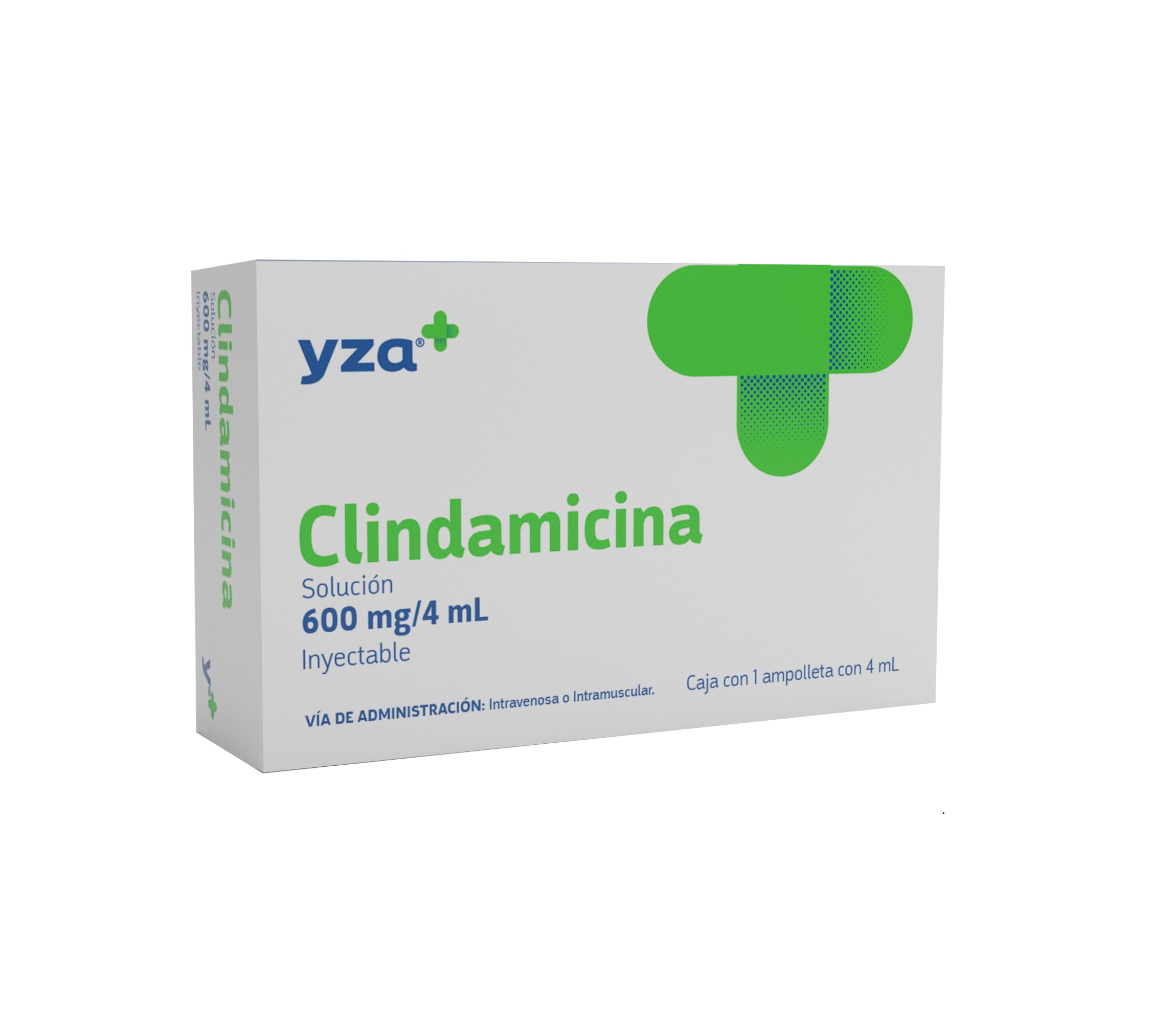 Yza Clindamicina 600Mg 1 Amp X 4Ml