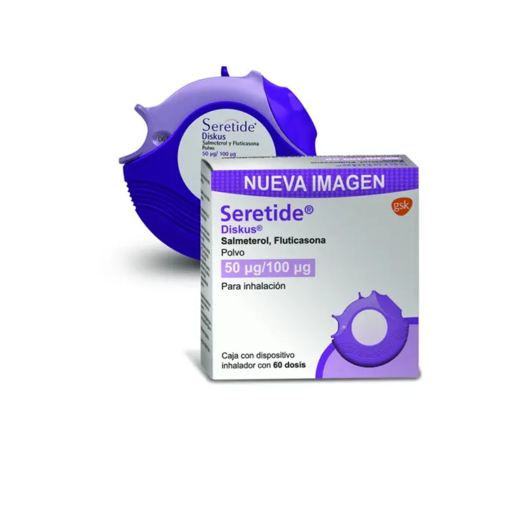 Seretide Disk 50 mcg /100 mcg Oral 60 Dosis