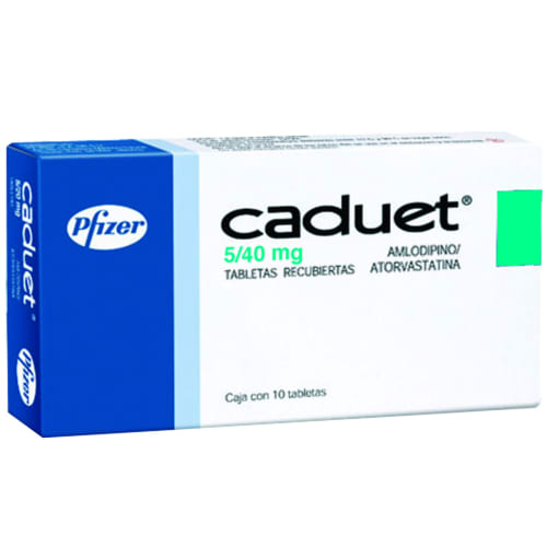 Caduet 5Mg/40Mg 10 Tabs