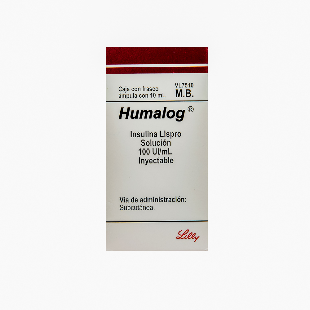 Humalog Frasco Ampula 100Ui/Ml 10Ml