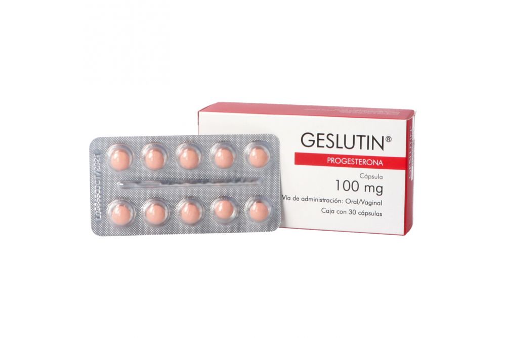 Geslutin 100Mg 30 Caps