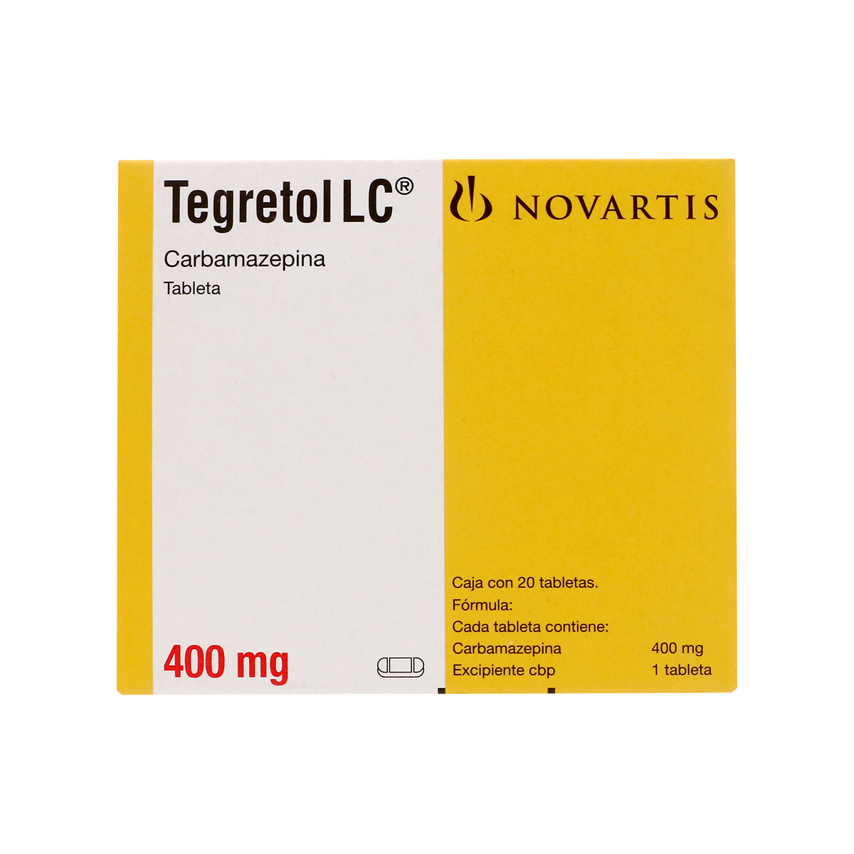 Tegretol Lc Div 400Mg 20 Tabs