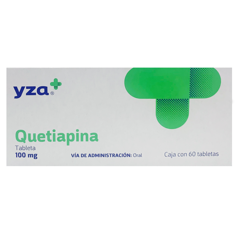 Yza Quetiapina 100Mg 60 Tabs